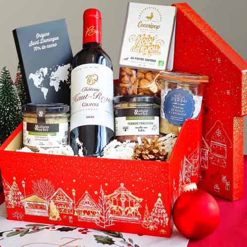 Santas Gourmet Box - Christmas Gourmet Gift Baskets Nantes France
