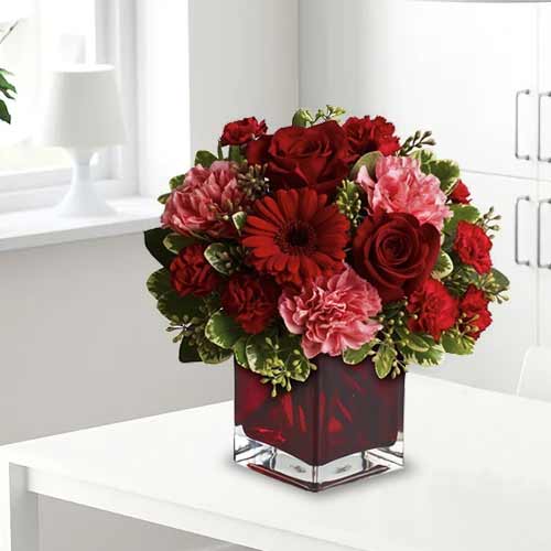 Fascination With Flowers - Flowers Bouquet Online Delivery France